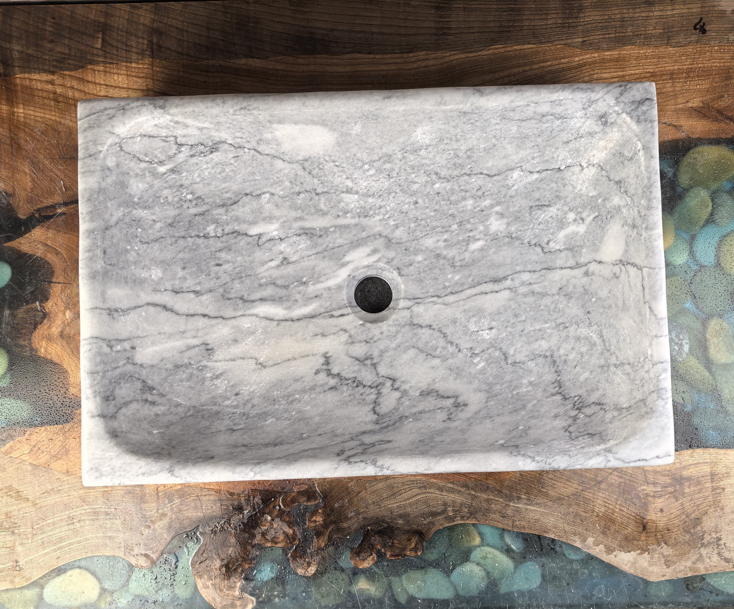 Раковина 267 RM каменная, купить за 36800 руб. с доставкой по Москве и РФ